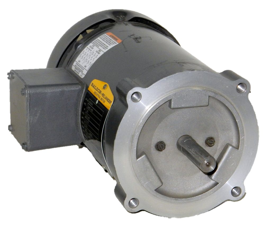 Baldor, KM3454-, 0.25 HP, 1800 RPM, 230/460 Volts, 3 PH, TEFC, 56C ...