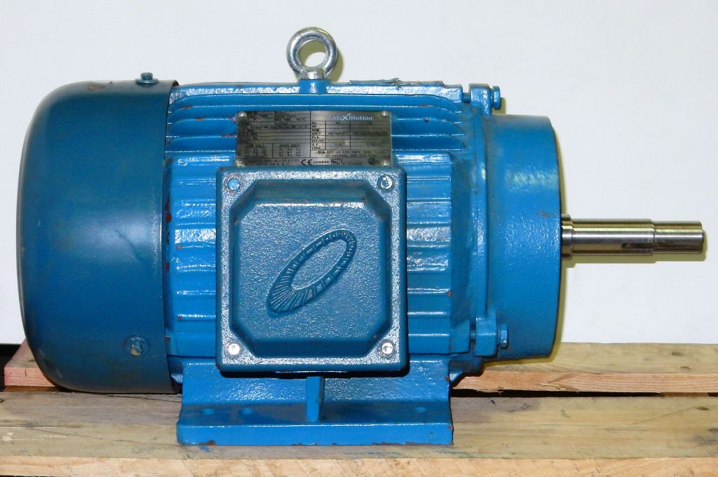 MaxMotion, JMQ-22-, 5 HP, 1800 RPM, 208-230/460 Volts, 3 PH, TEFC ...