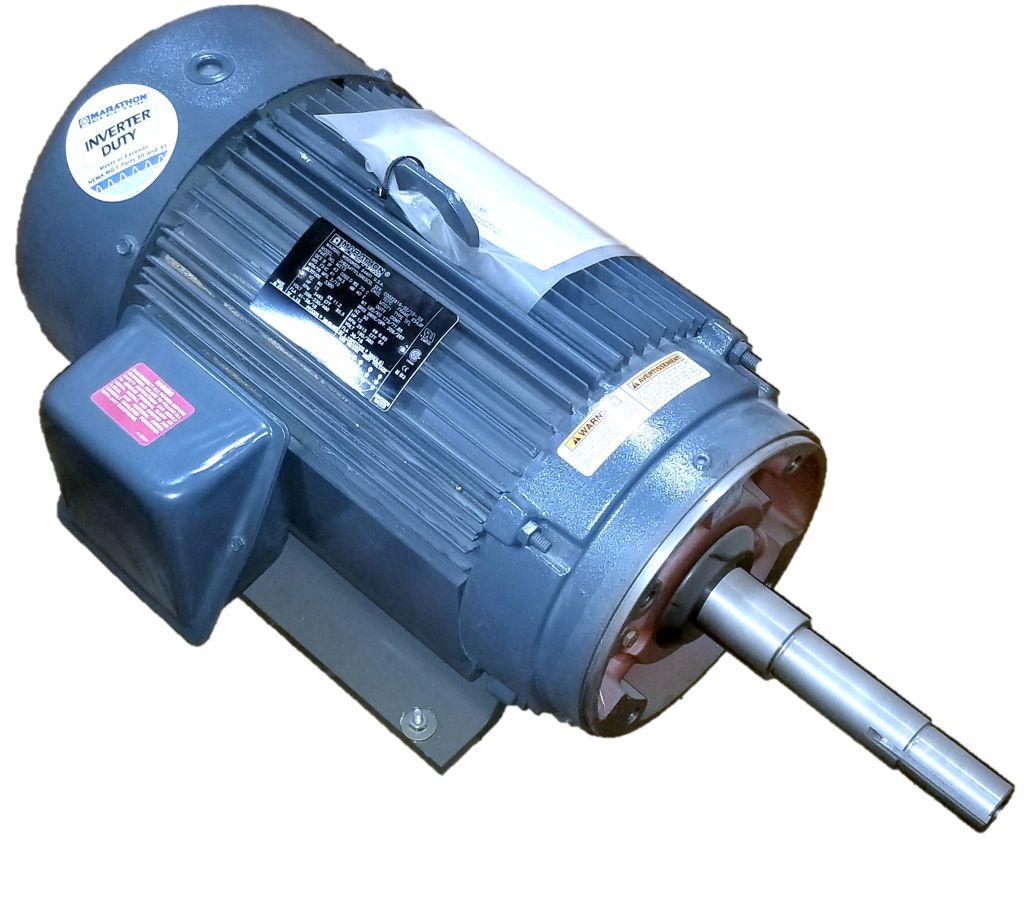 Marathon, M213, 15 HP, 3600 RPM, 208/230/460 Volts, TEFC, 254JP, New ...