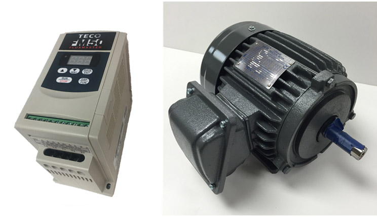 1 HP, 3600 RPM, Teco Motor with 1 HP, 115 Volts, Teco VFD at Dealers ...