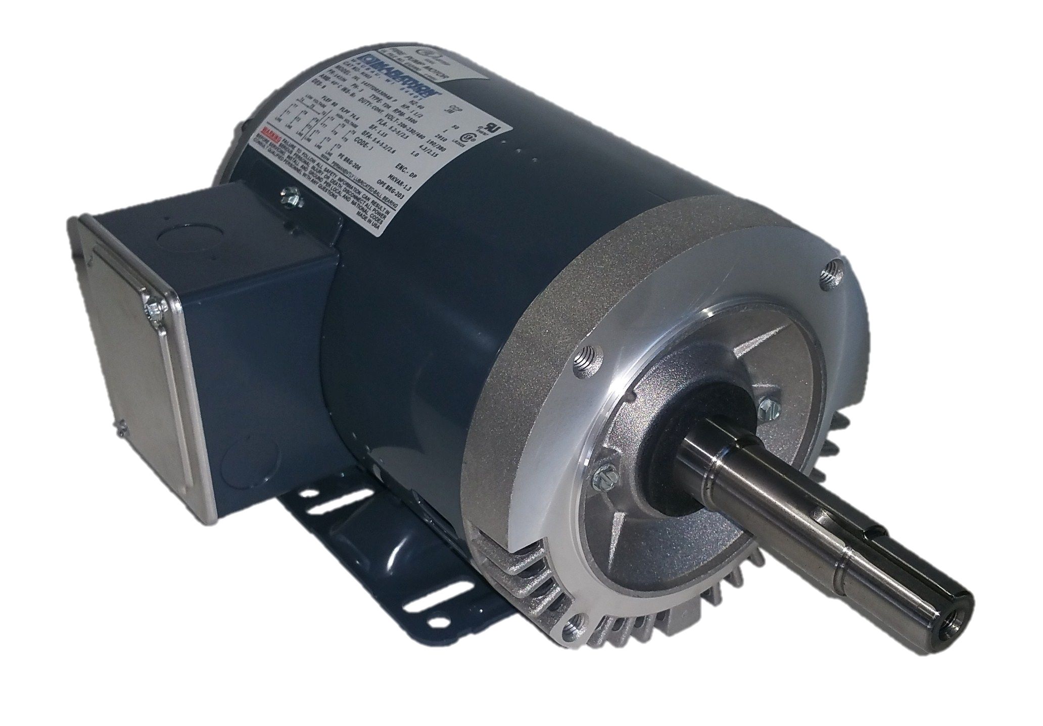 Marathon Electric, M303, 1.5 HP, 3600 RPM, 208/230/460 Volts, ODP ...